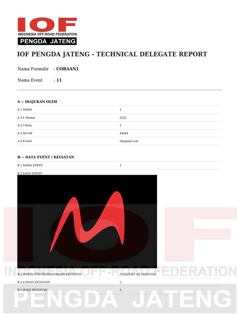 Laporan TD - COBAAN - 3 | PDF