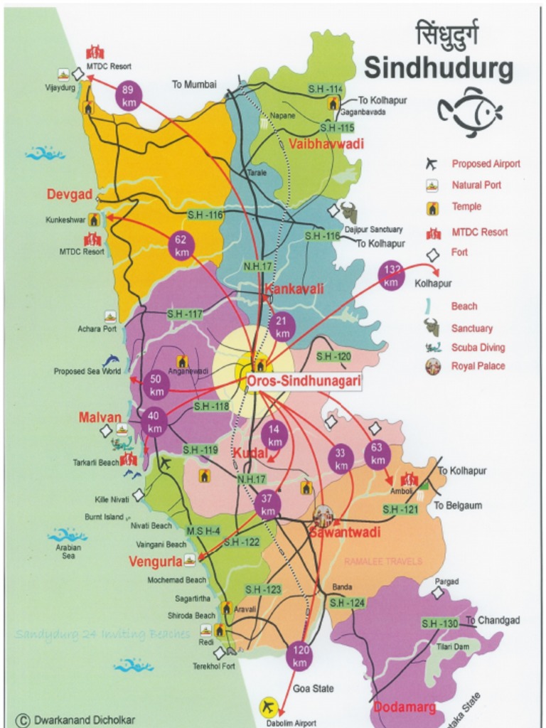 Sindhudurg Map | PDF