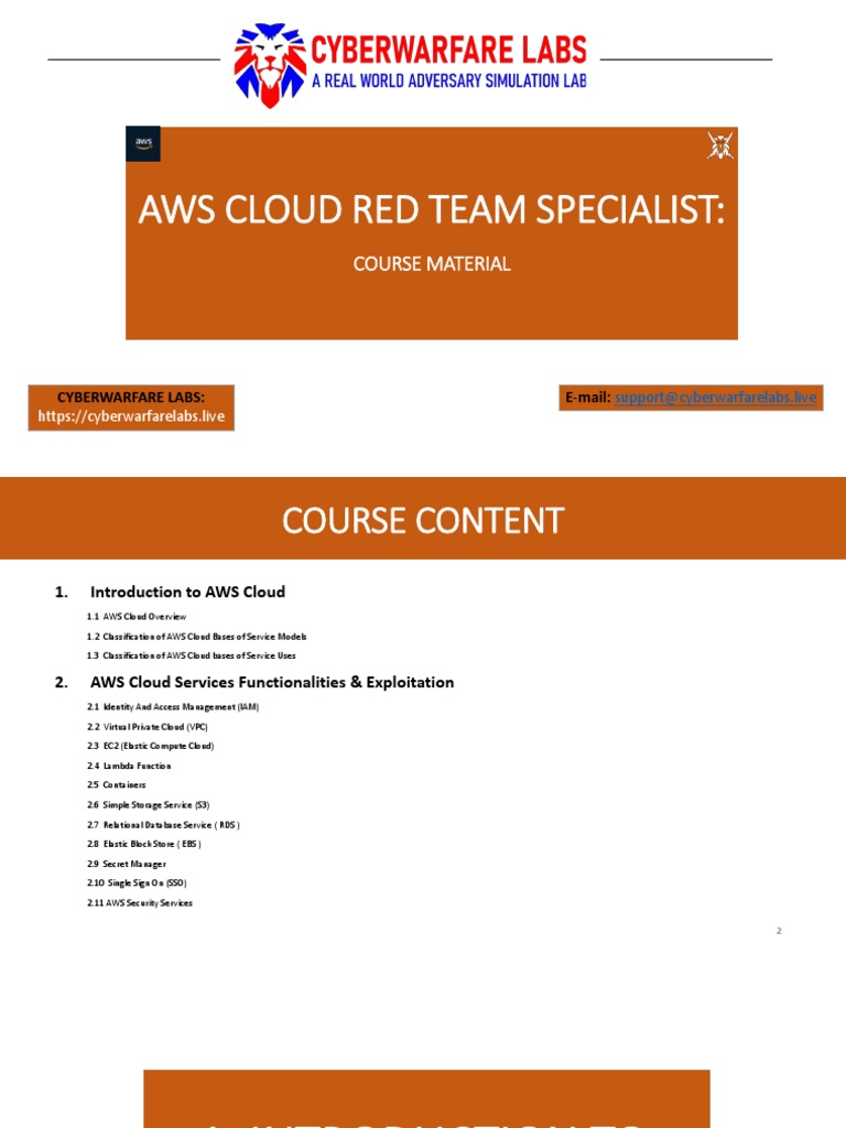 Carts-Aws Cloud Redteam | PDF