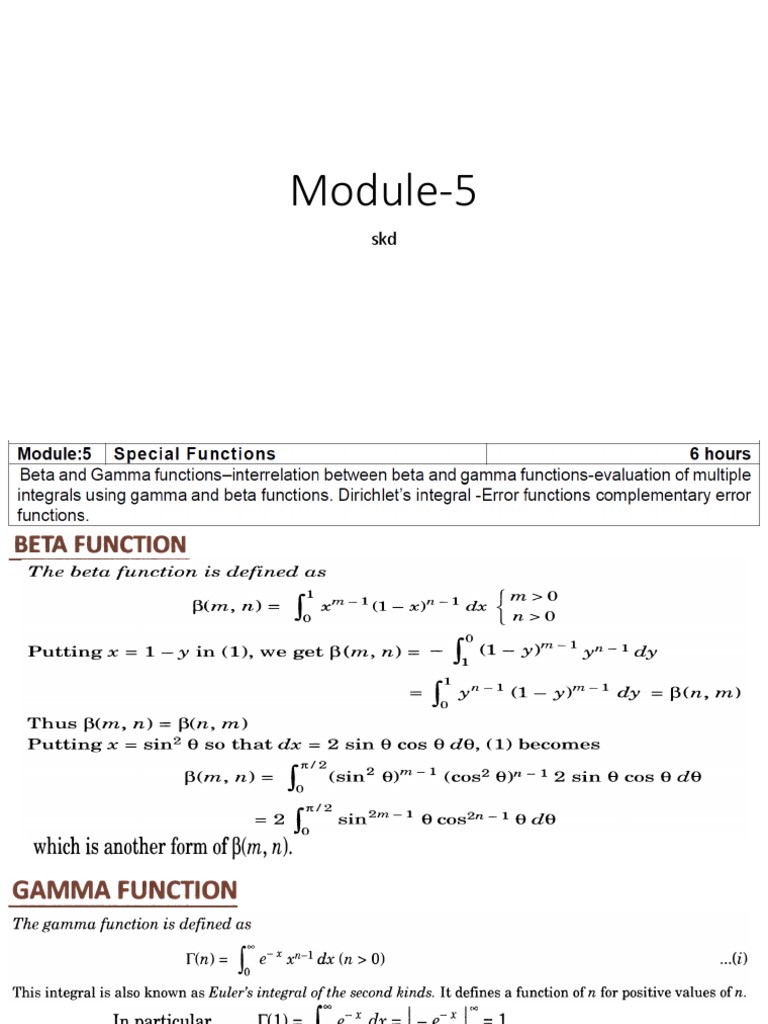 Calculus Module 5 Full | PDF