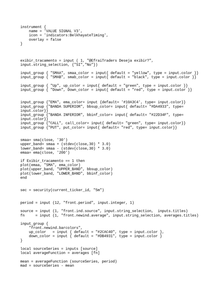 Script Value Signal | PDF