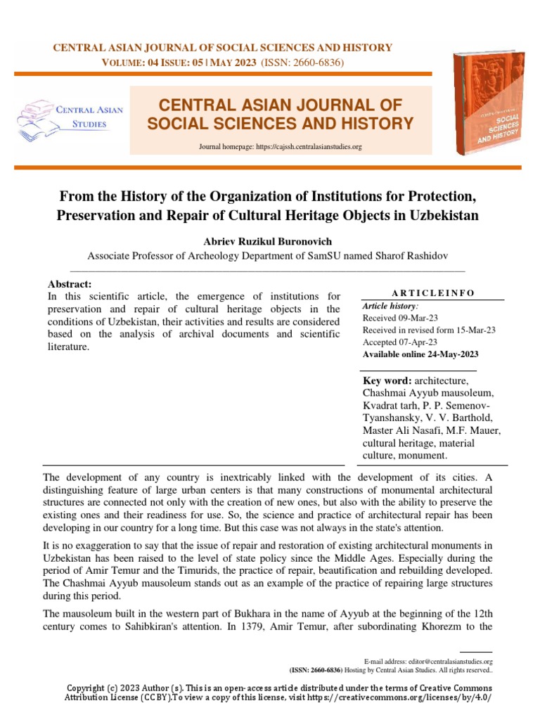 From The History of The Organization of Institutions For Protection ...
