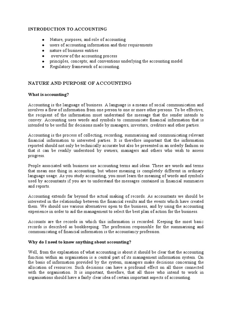 Introduction To Accounting-2 | PDF | Accounting | Revenue