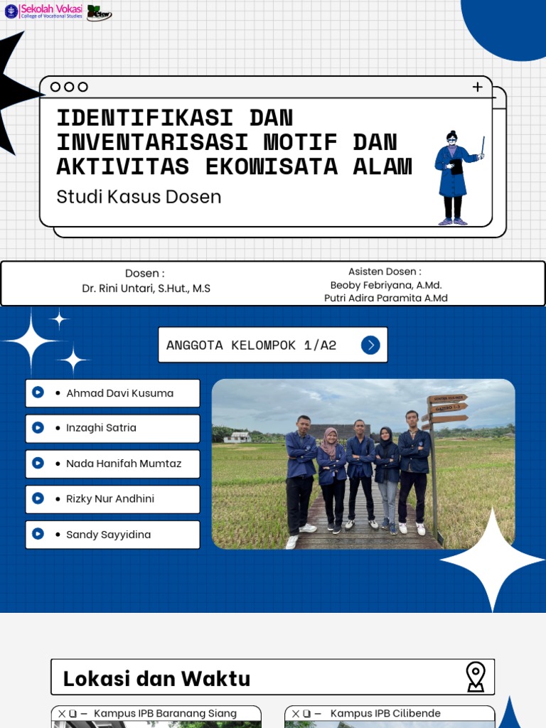 Identifikasi Dan Inventarisasi Motif Dan Aktivitas Ekowisata Alam Pdf