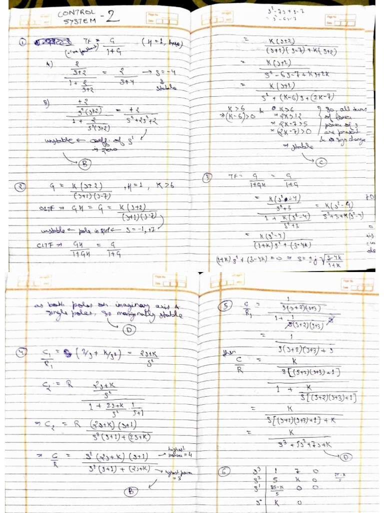 Control System 2 | PDF