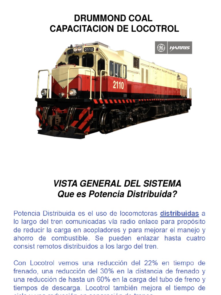 Capacitacioìn Locotrol y CCBII Drummond Coal | PDF