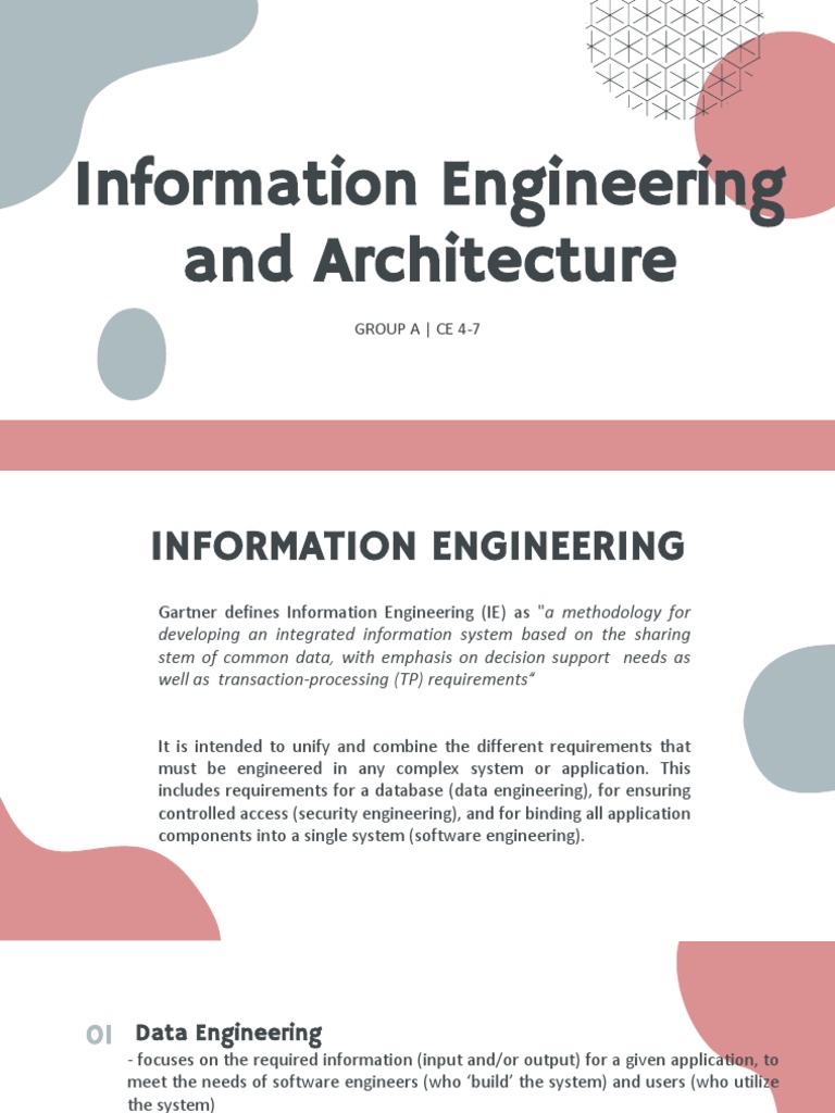 GROUP A - Information Engineering and Architecture | PDF | Business