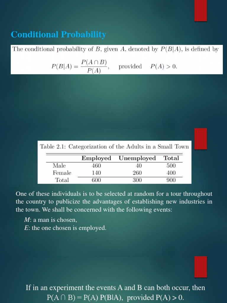 3.conditional Probability | PDF