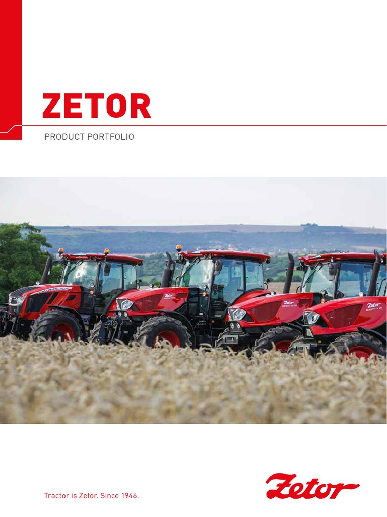 Zetor Leaflet Portfolio en Facelift Prev | PDF | Tractor | Truck