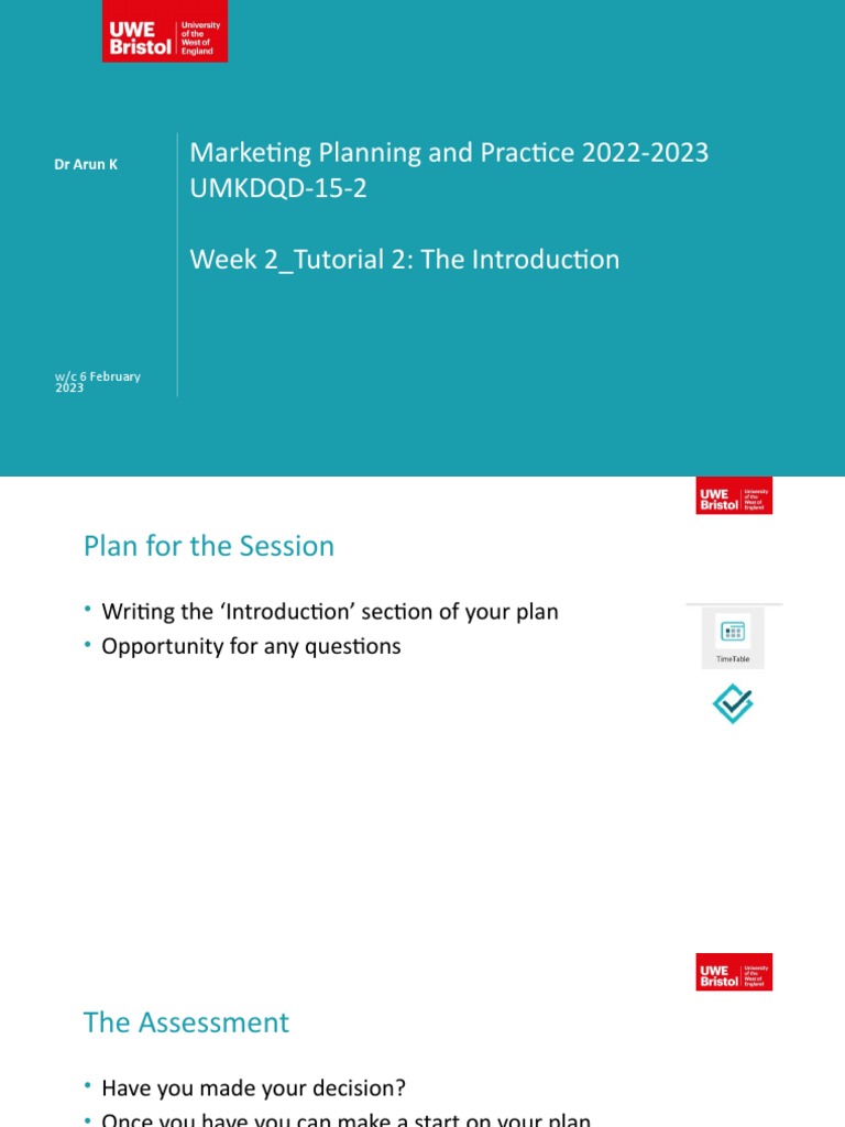 Week 2 Tutorial The Introduction | PDF | Marketing | Economies