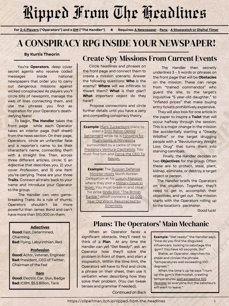 Ripped From The Headlines | PDF