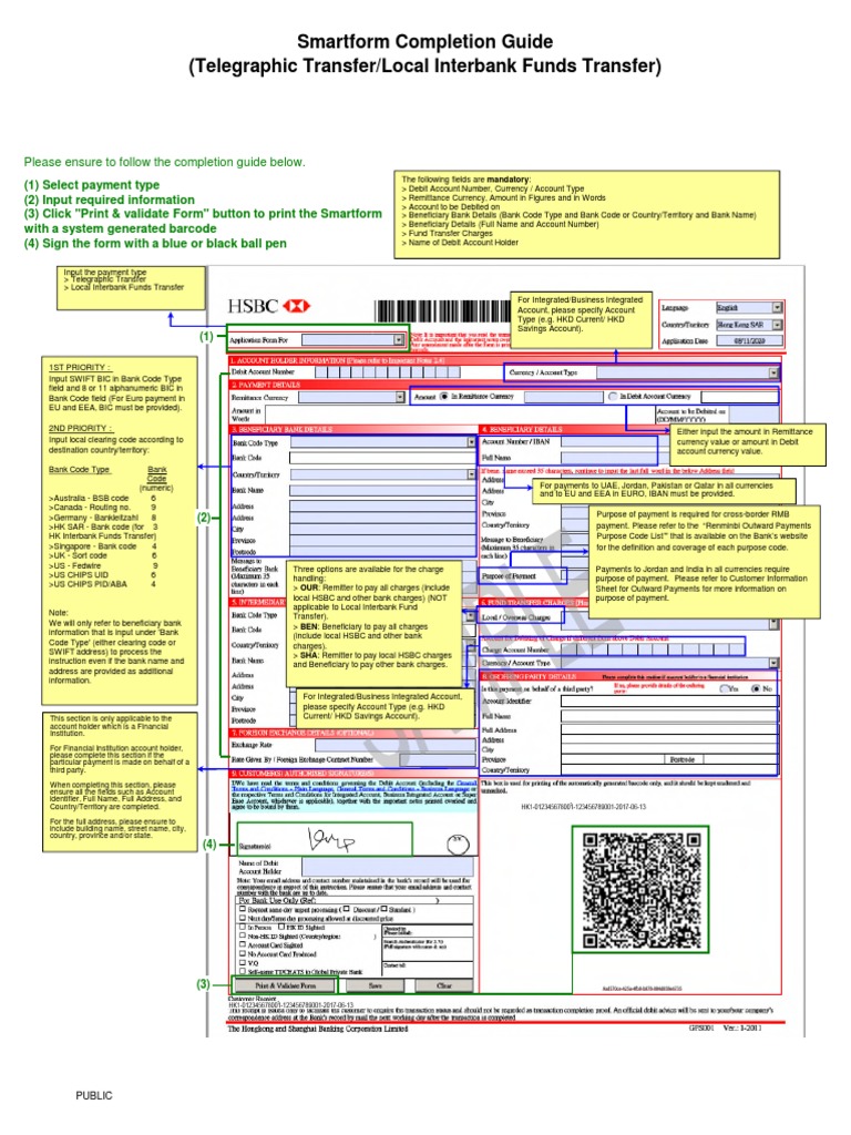 Smartform Completion Guide | PDF | Banks | Economies