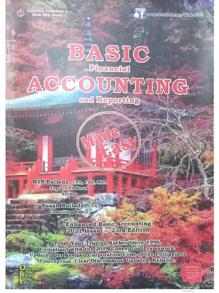Basic Financial Accounting and Reporting Made Easy by Win Ballada Et Al 2021 | PDF