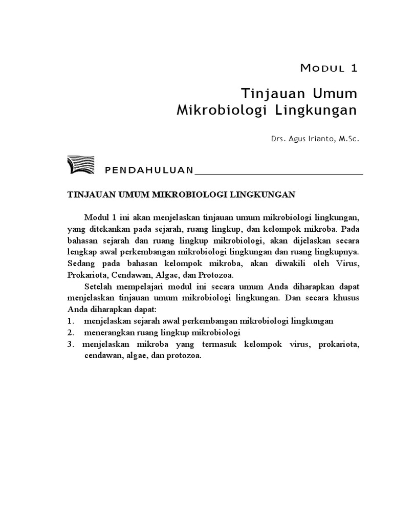 Modul Mikrobiologi | PDF