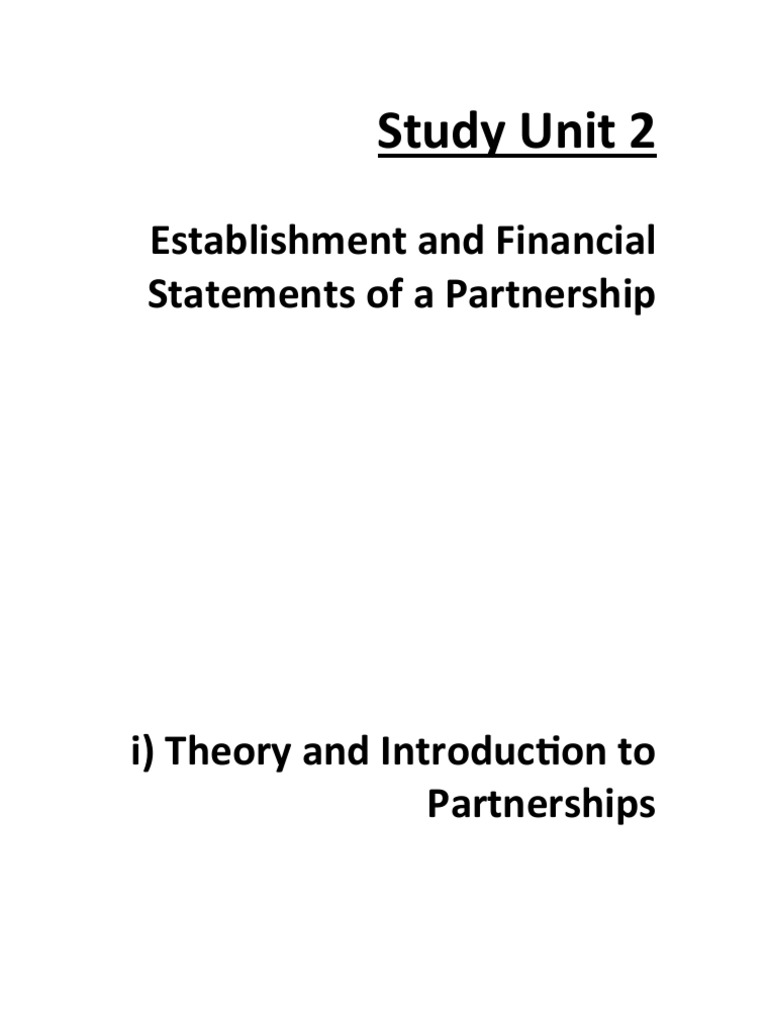 FAC1601-Study Unit 2 - Handouts | PDF