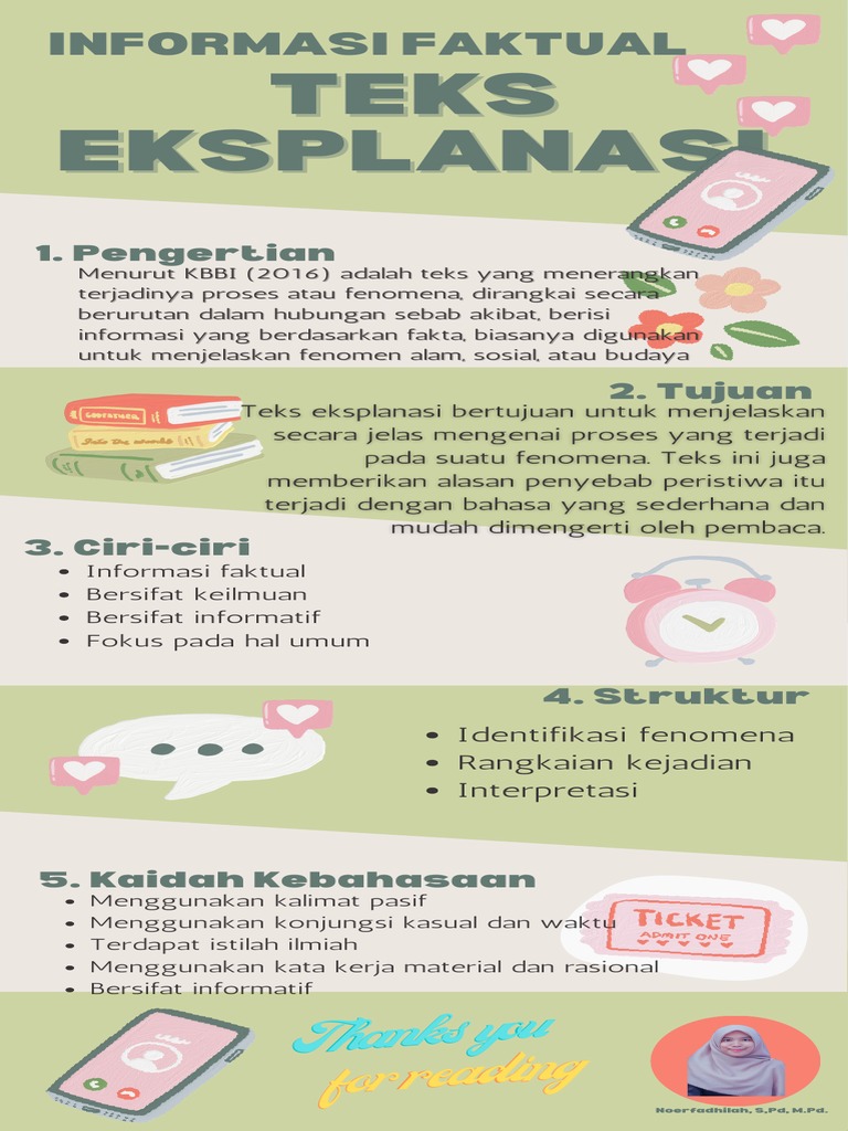 Infografik Teks Eksplanasi | PDF