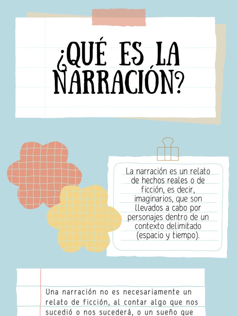 Elementos Clave de la Narración | PDF | Ficción general