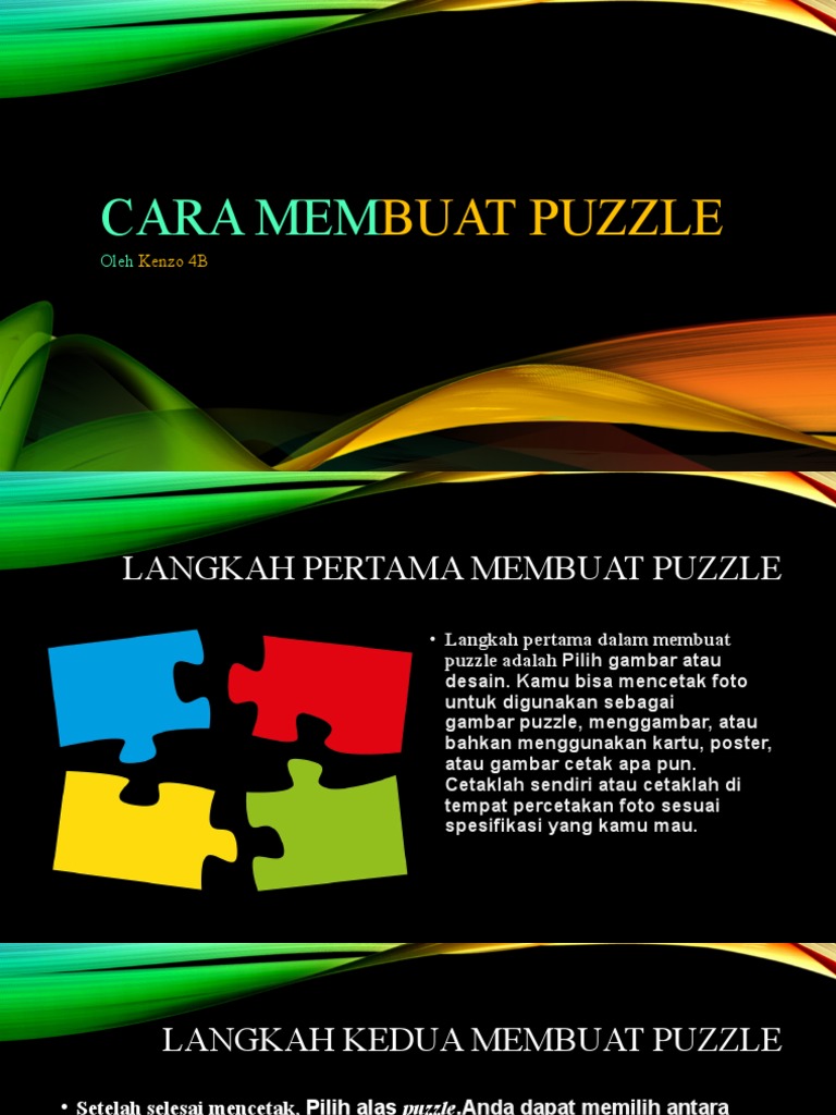 Cara Membuat Puzzle Pdf