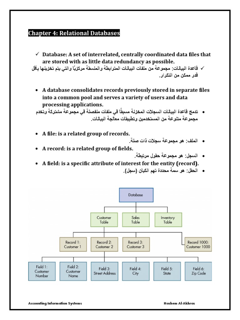 Chapter 4 Relational Databases | PDF