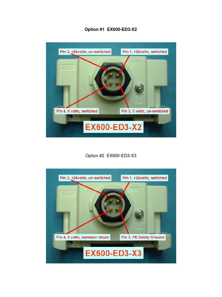 EX600 Mini Aux Power X Options | PDF