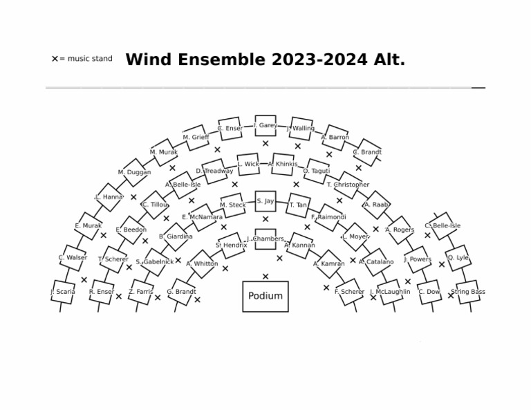 Wind Ensemble 2023-2024 Alt. | PDF