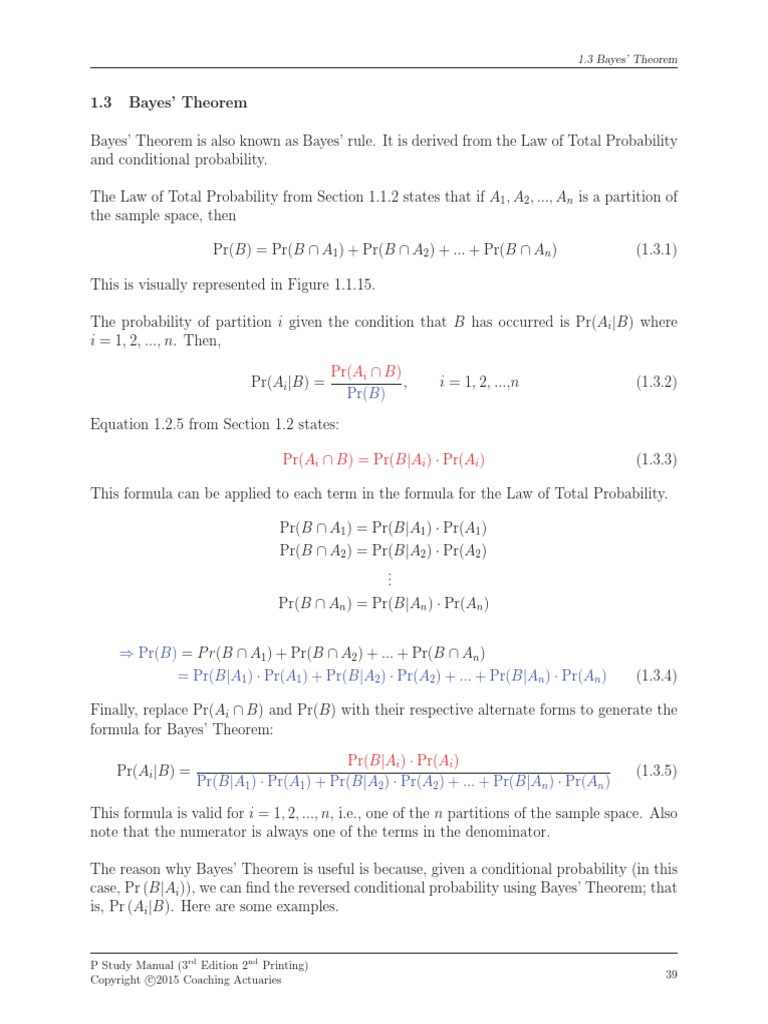13 Bayes Theorem Pdf 