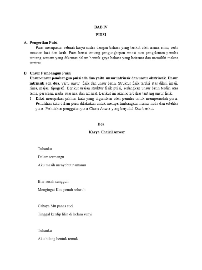 PUISI | PDF | Puisi
