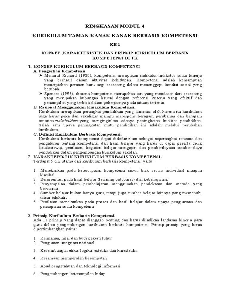 RINGKASAN MODUL 4 | PDF