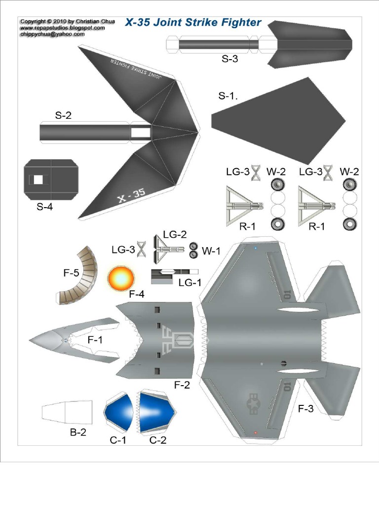 Papercraft F35 | PDF