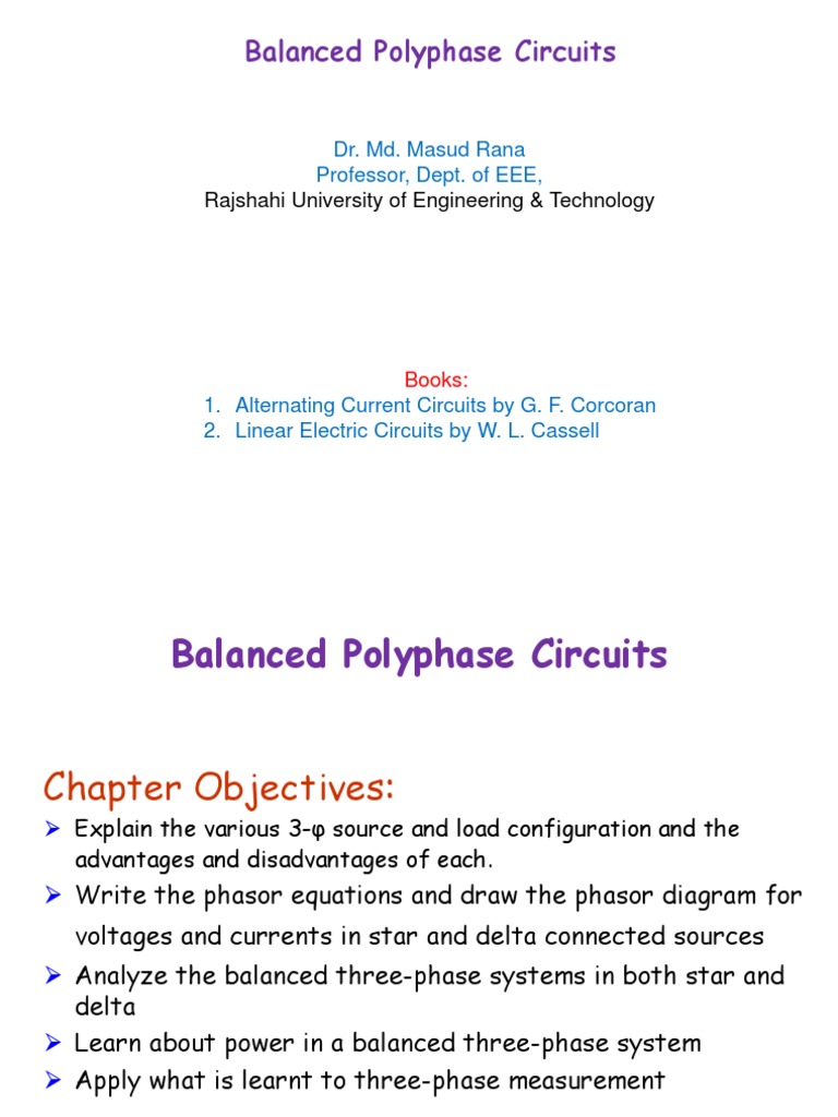 Electrical Circuit II Prof Masud RUET 2021 | PDF