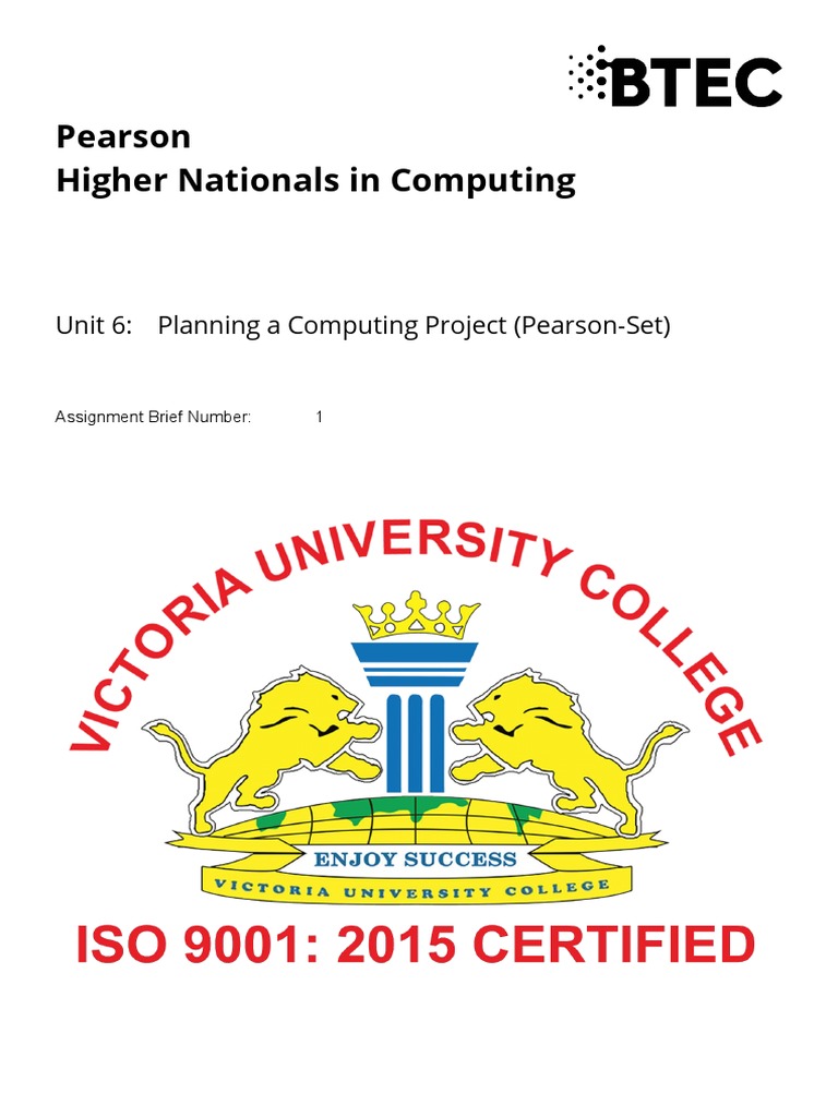 U6 - Planning A Computing Project - A1 | PDF