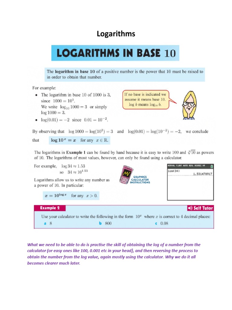 Logarithms | PDF