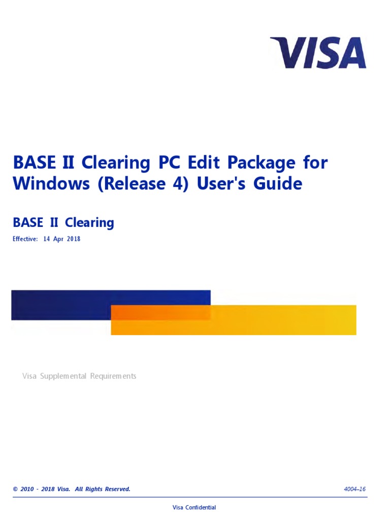 Base II Clearing PC Ep For Windows Release 4 Users Guide | PDF | Trademark | Microsoft Windows