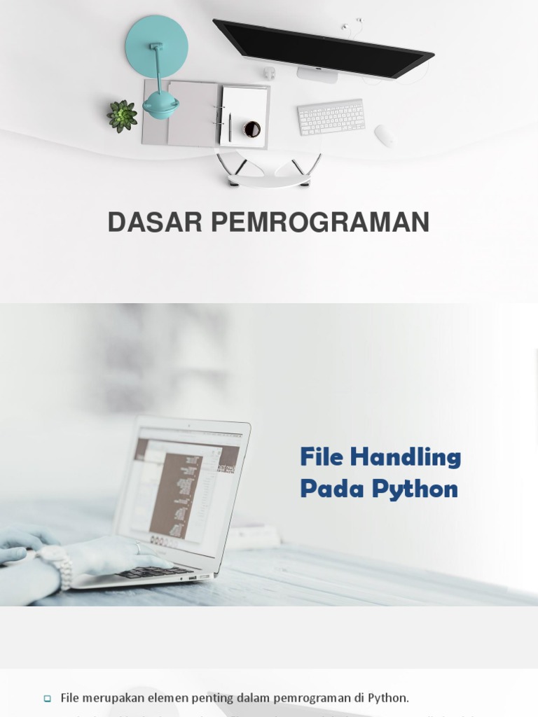 Pemrograman File Python | PDF | Karier & Perkembangan | Seni & Disiplin ...