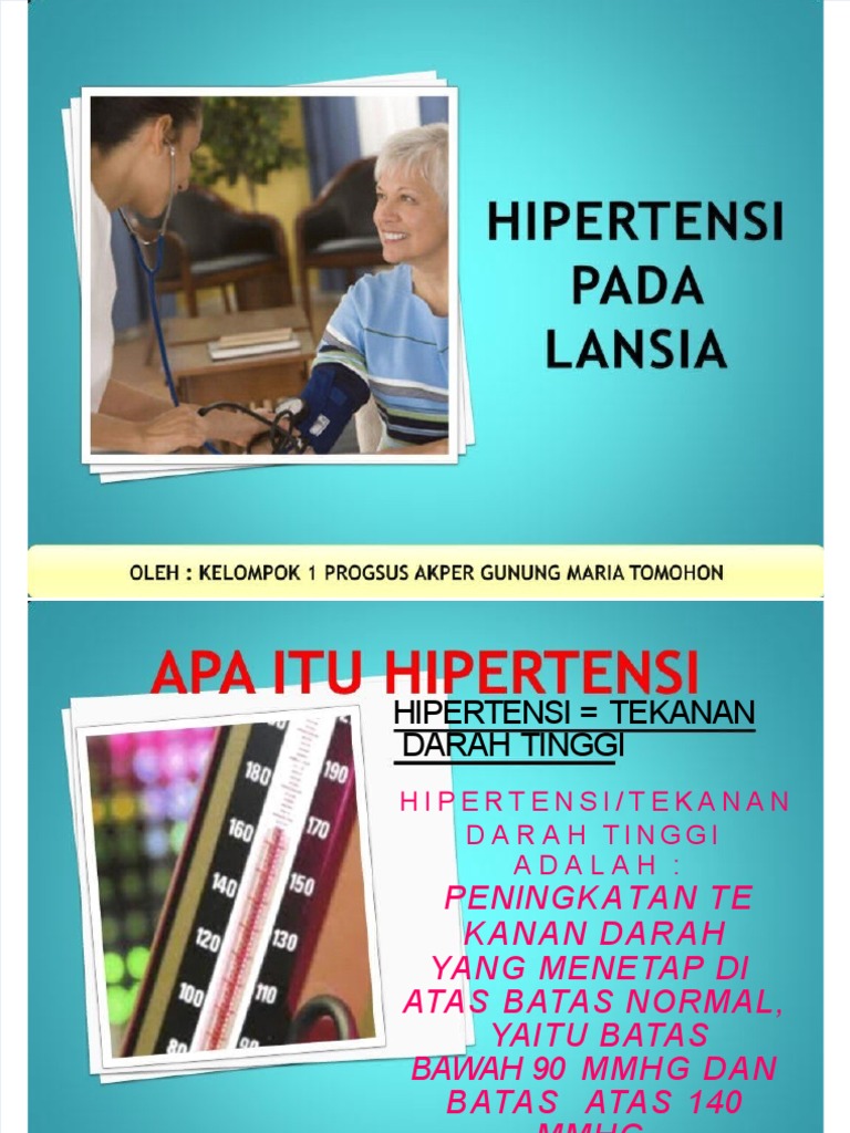 Hipertensi Pada Lansia | PDF