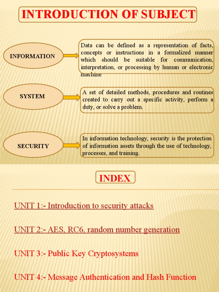 Iss Unit 1 Pdf