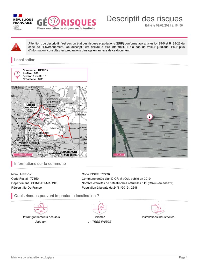 Etat Des Risques | PDF