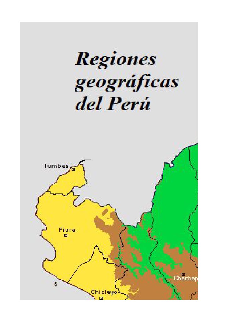 Mapa de La Costa Peruana | PDF