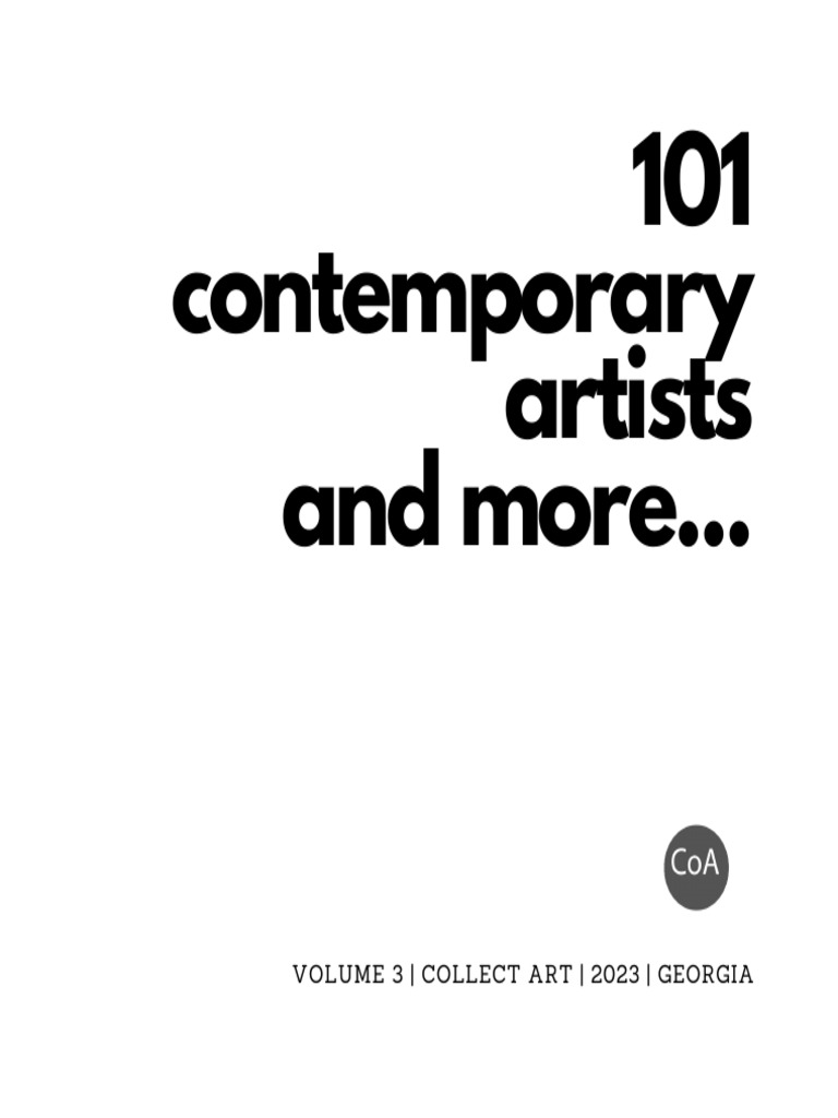 VOL3/ 101 Contemporary Artists and More... | PDF
