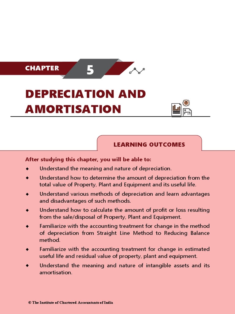 CH 5 Depreciation and Amortisation | PDF | Depreciation | Fixed Asset