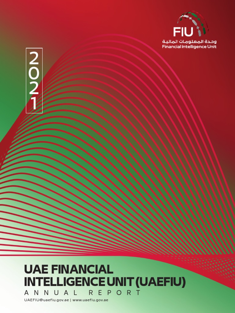 UAE FIU Report 2021 - Released Dec 2022 | PDF | Money Laundering | Terrorism Financing