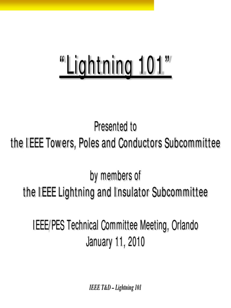 Chisholm Lightning101 | PDF