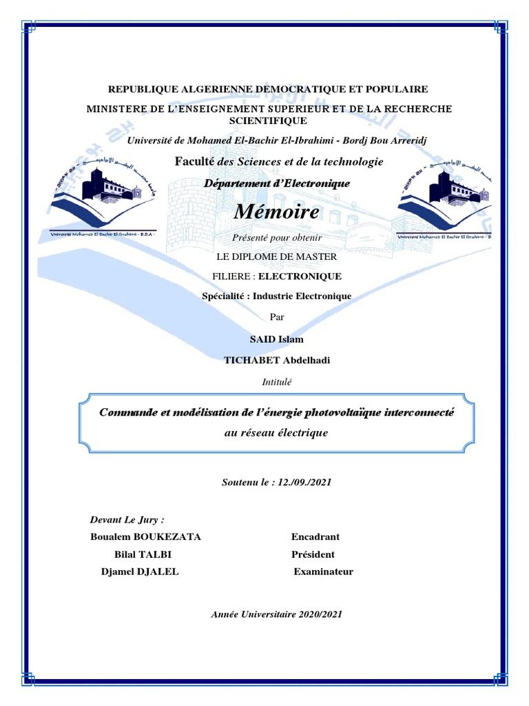 Mémoire FINAL | PDF