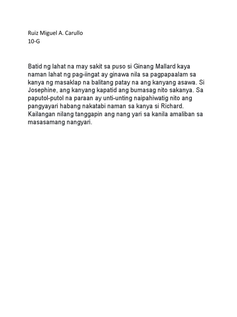 Dyornal 1 Ang Kwento Ng Isang Oras | PDF