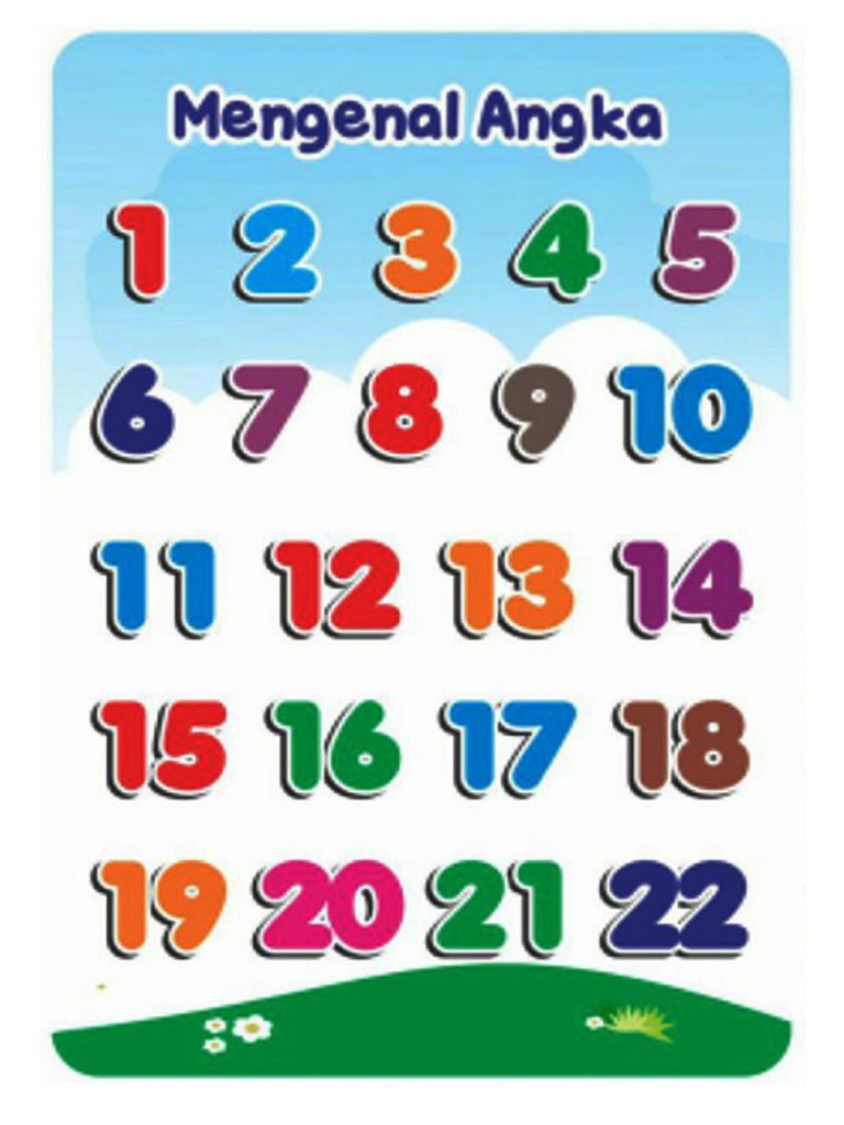 Gambar Mengenal Angka | PDF