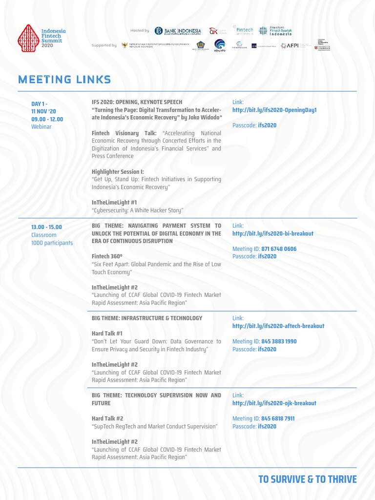 IFS 2020: Digital Economy Recovery Summit | PDF