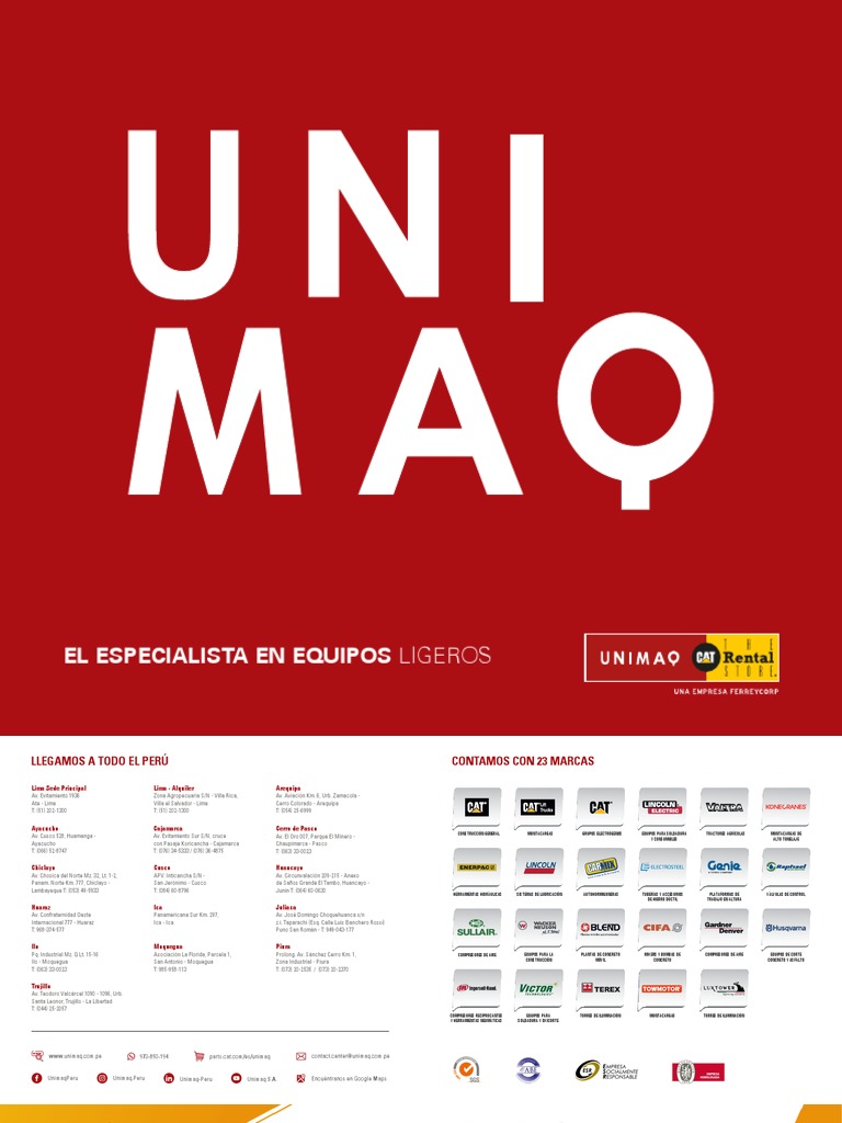 Catalogo General Unimaq | PDF