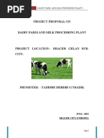 Project Proposal For Cattle and Goat Fattening and Dairy Farm (Final ...