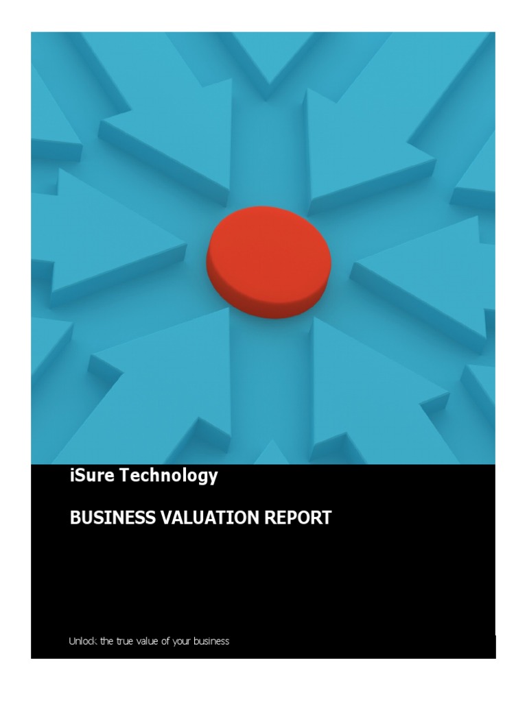 iSure Technology Business Valuation Report | PDF | Valuation (Finance ...
