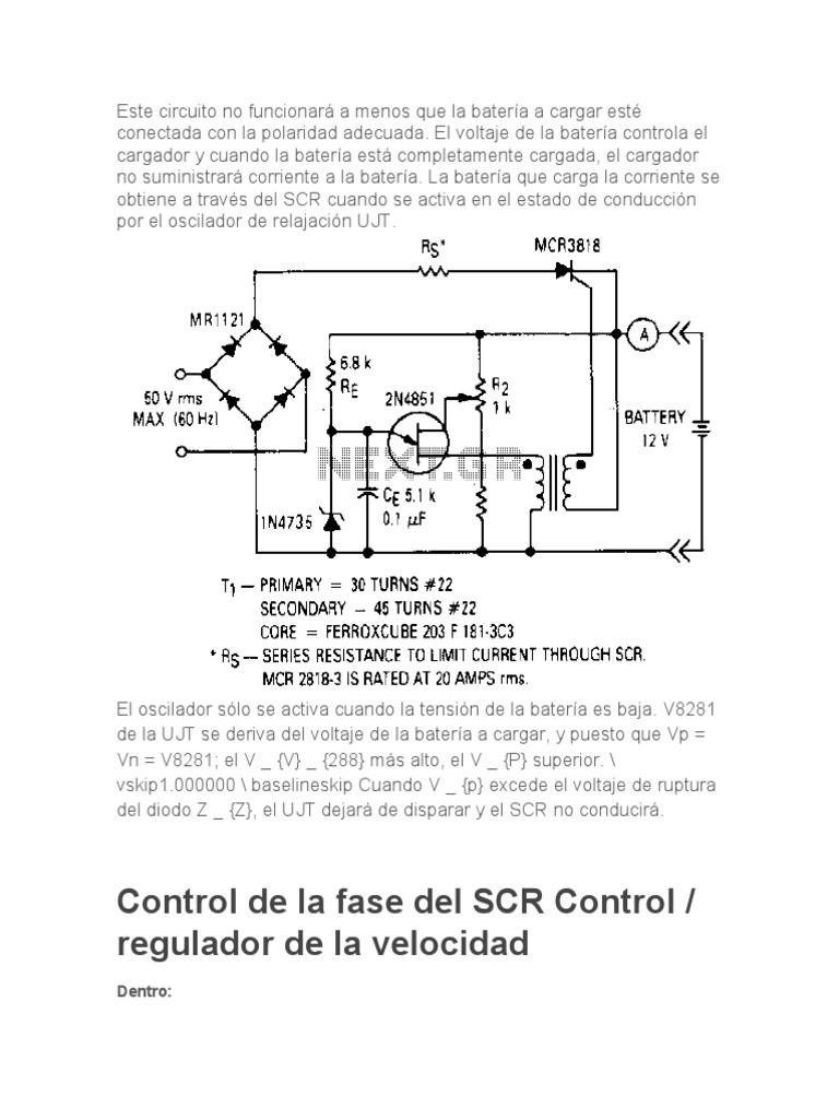 Control de La Fase Del SCR | PDF